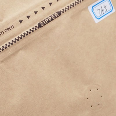 16oz natural kraft paper compostable flat bottom coffee sachet-265 ...