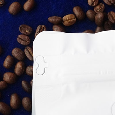 340grams matte white foil block bottom coffee package - Qingdao Tongli ...