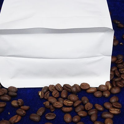 340grams matte white foil block bottom coffee package - Qingdao Tongli ...
