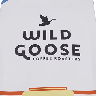 12oz aluminum foil Wild Goose box bottom coffee standup sachet ...